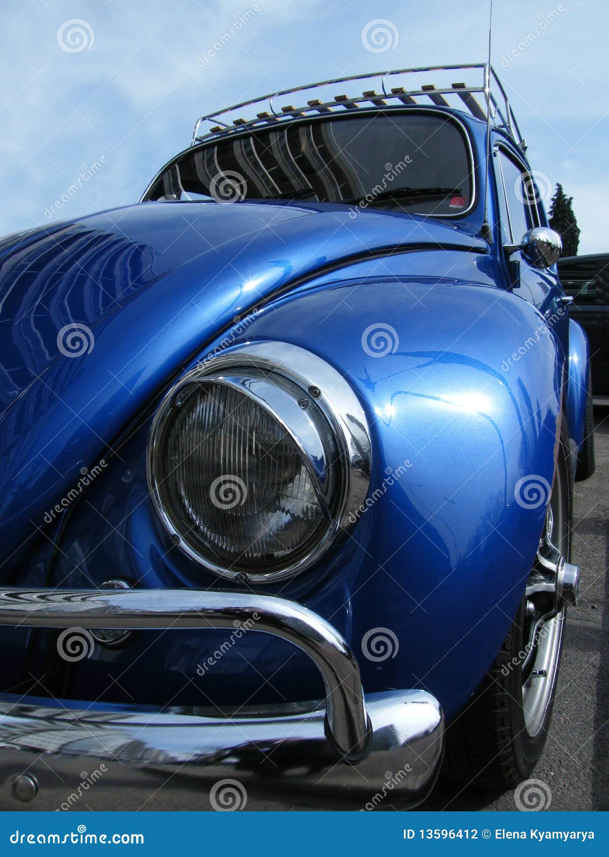 Car bleu small stock photo. Image of sport, contemporary - 13596412