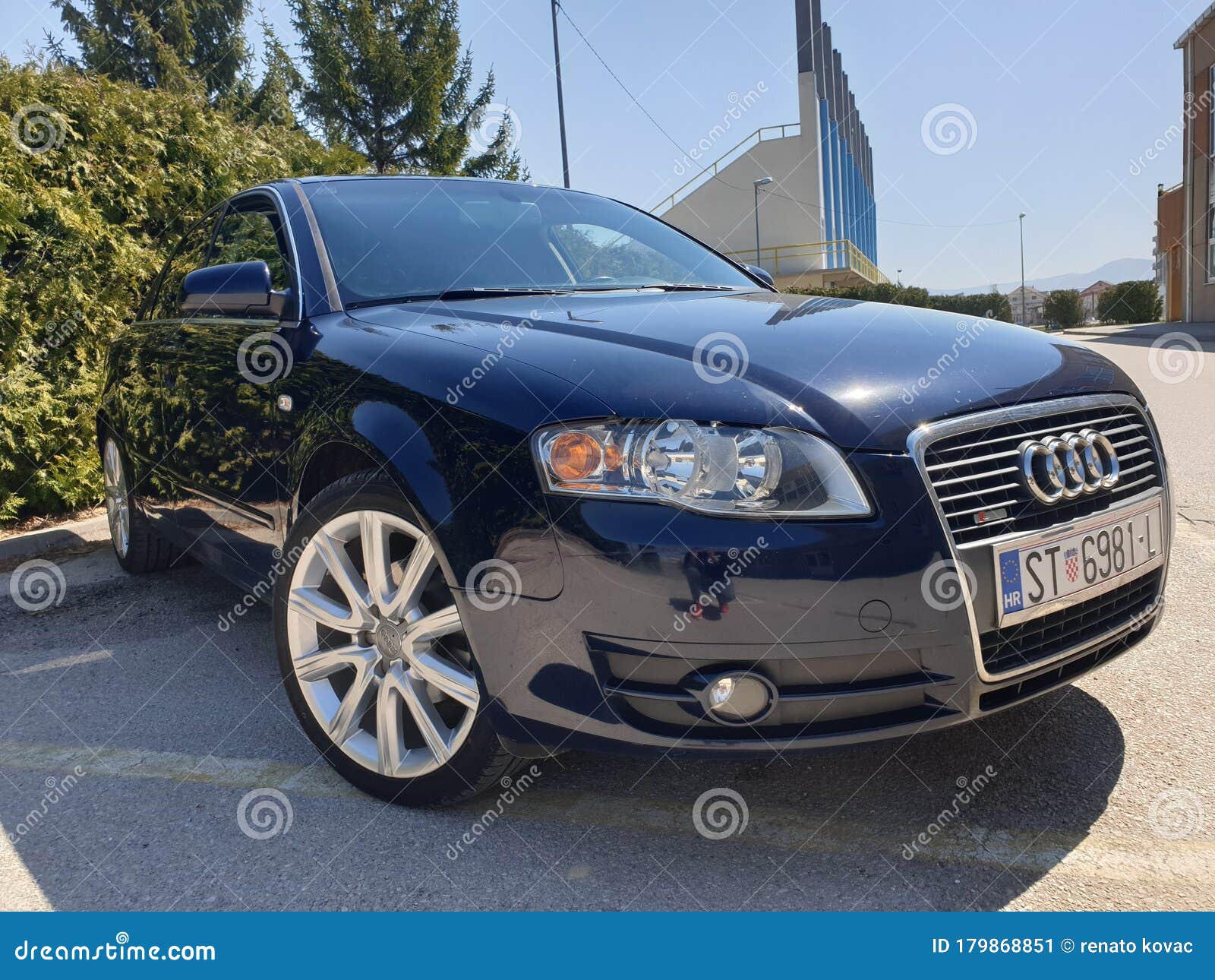 Car, Blue, Audi, Sunny, Big Wheel, Shine Editorial Photo - Image of ...