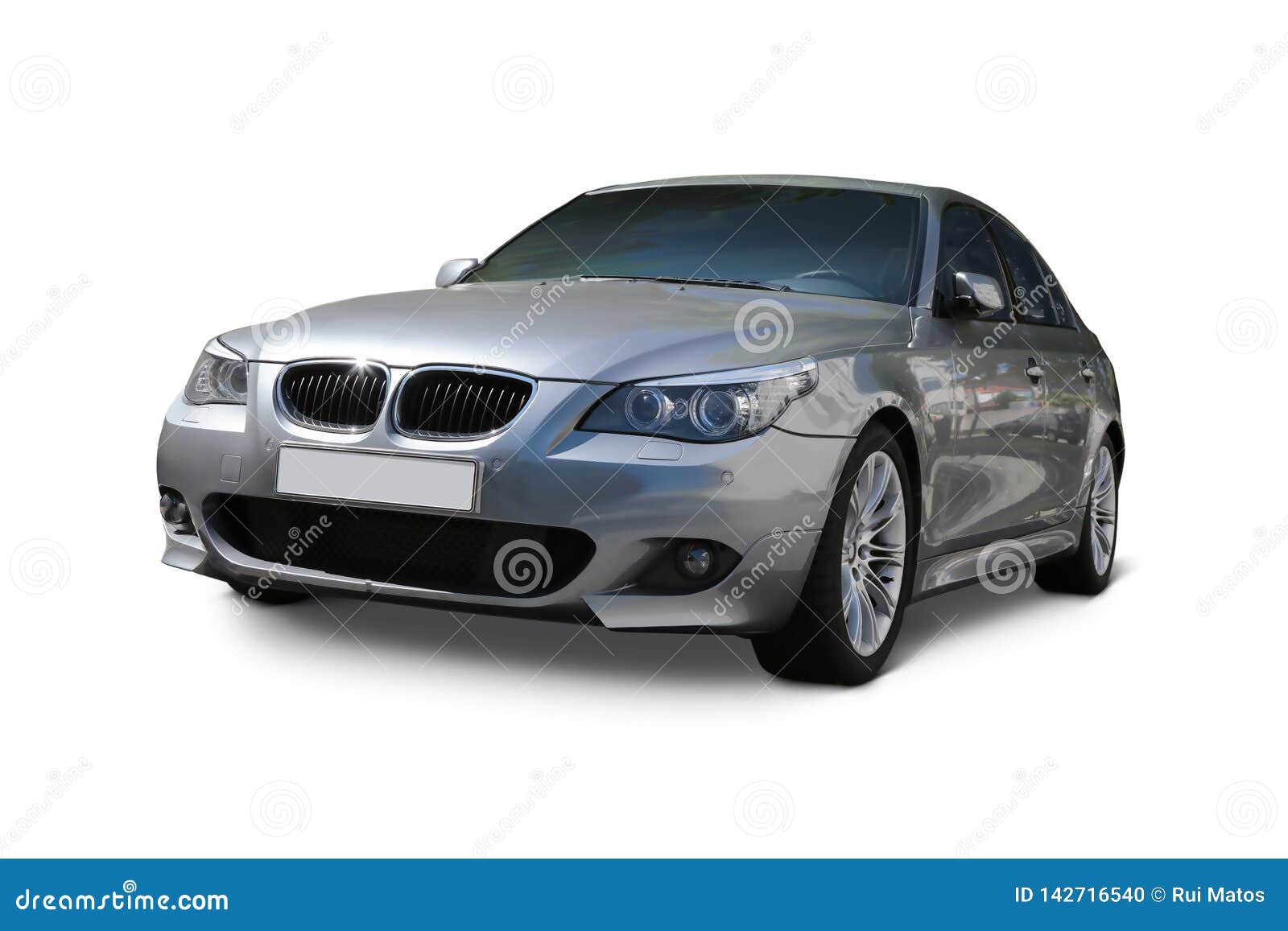 Car BMW 5 Series Front View Stock Photo - Image of gray, expensive ...