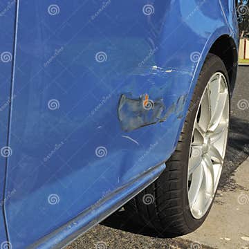 Car body damage stock photo. Image of wheel, paint, damaged - 24551658