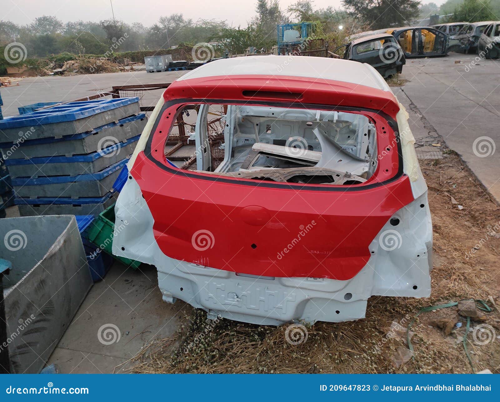 Car body parts stock image. Image of bumper, body, sedan - 209647823