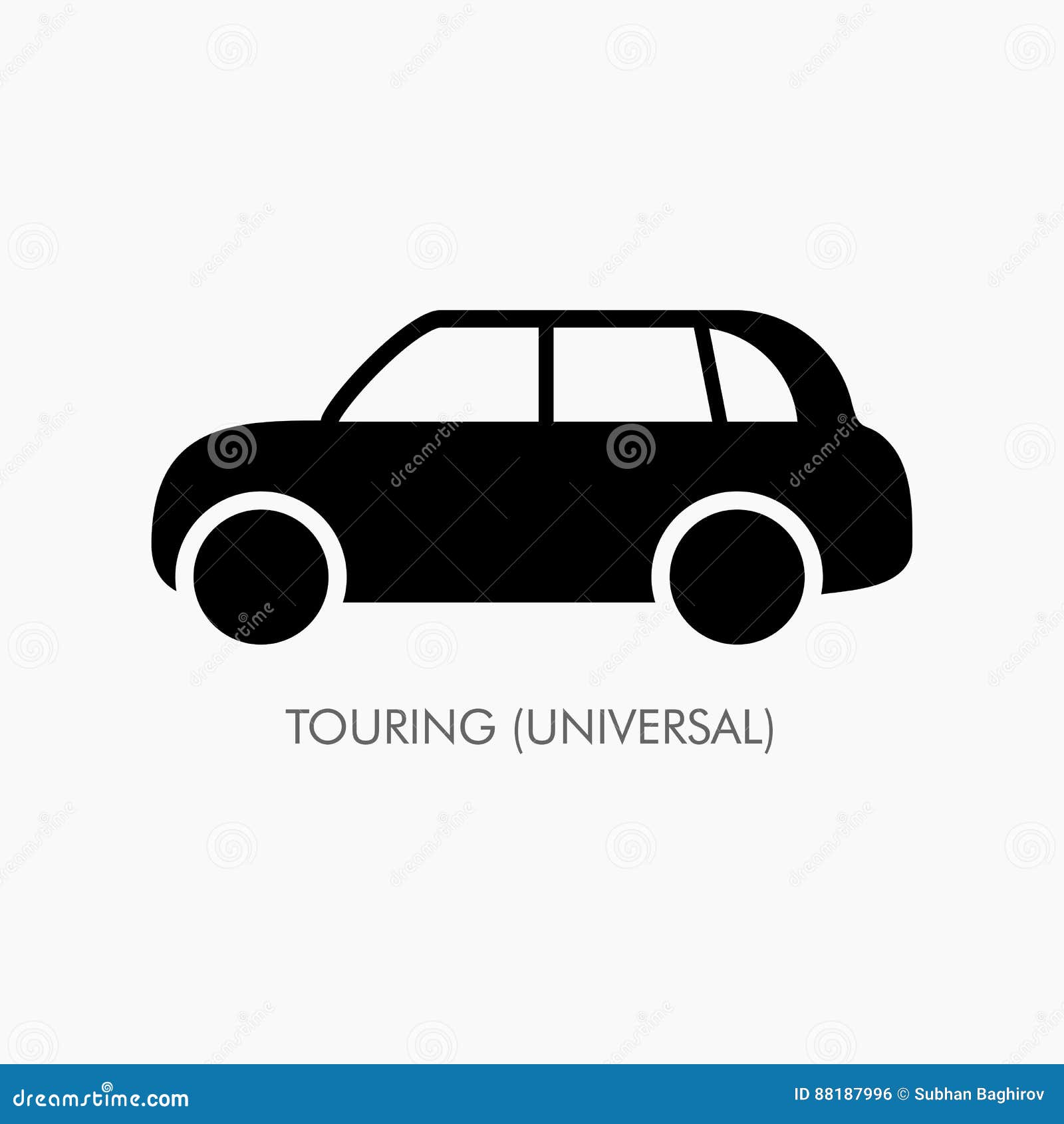 Car Body Type Vector Illustration Icon Stock Vector - Illustration of ...