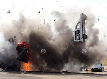Car bomb stock photo. Image of fireman, firefighters - 12280022