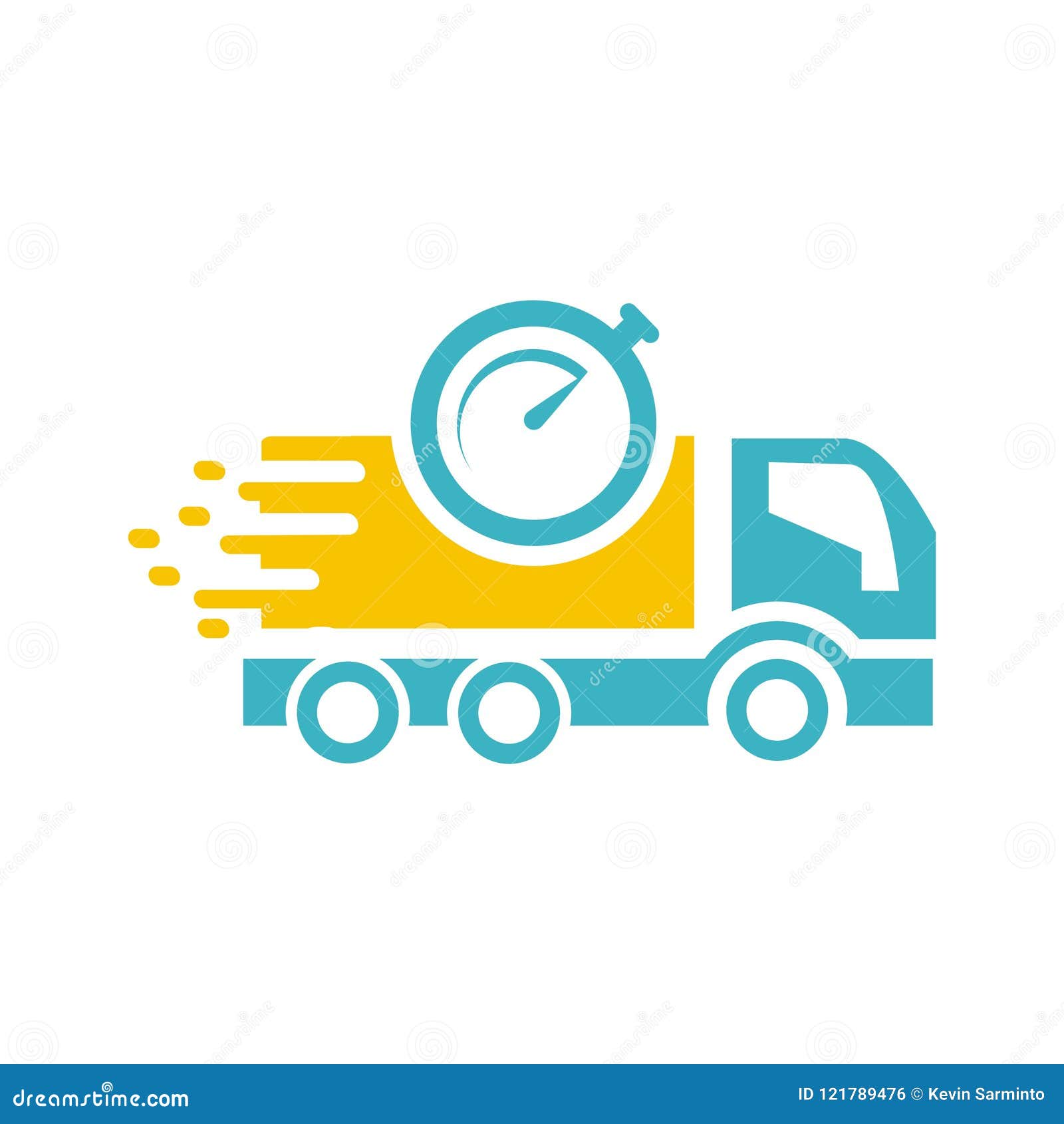 Car box delivery logo stock vector. Illustration of fast - 121789476