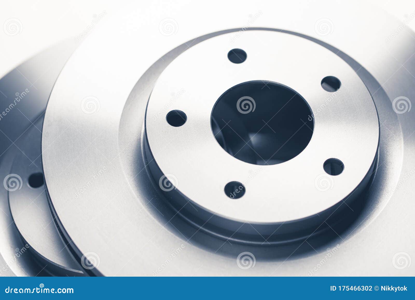Car Brake Discs on White Background Stock Photo - Image of metallic ...