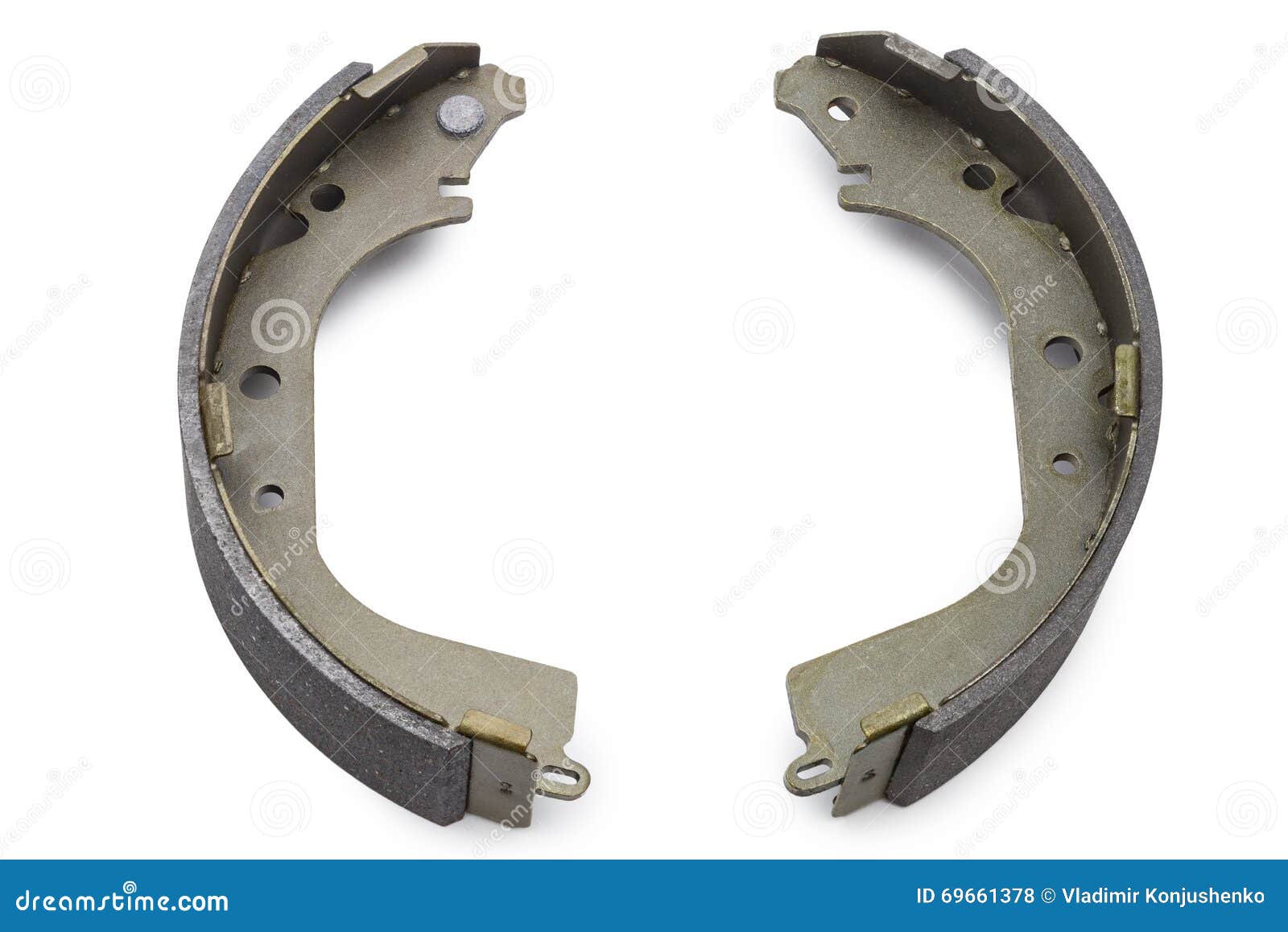 Car brake pads stock photo. Image of transport, drum - 69661378