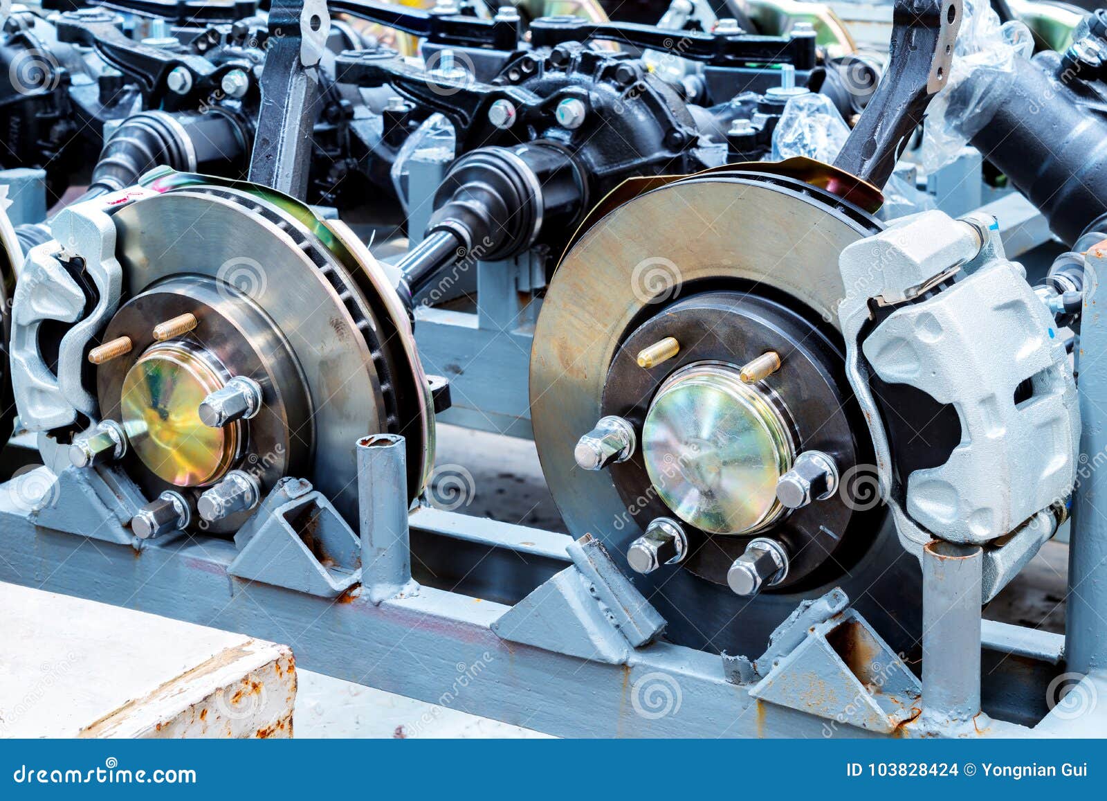 Car brake system stock photo. Image of automotive, system - 103828424