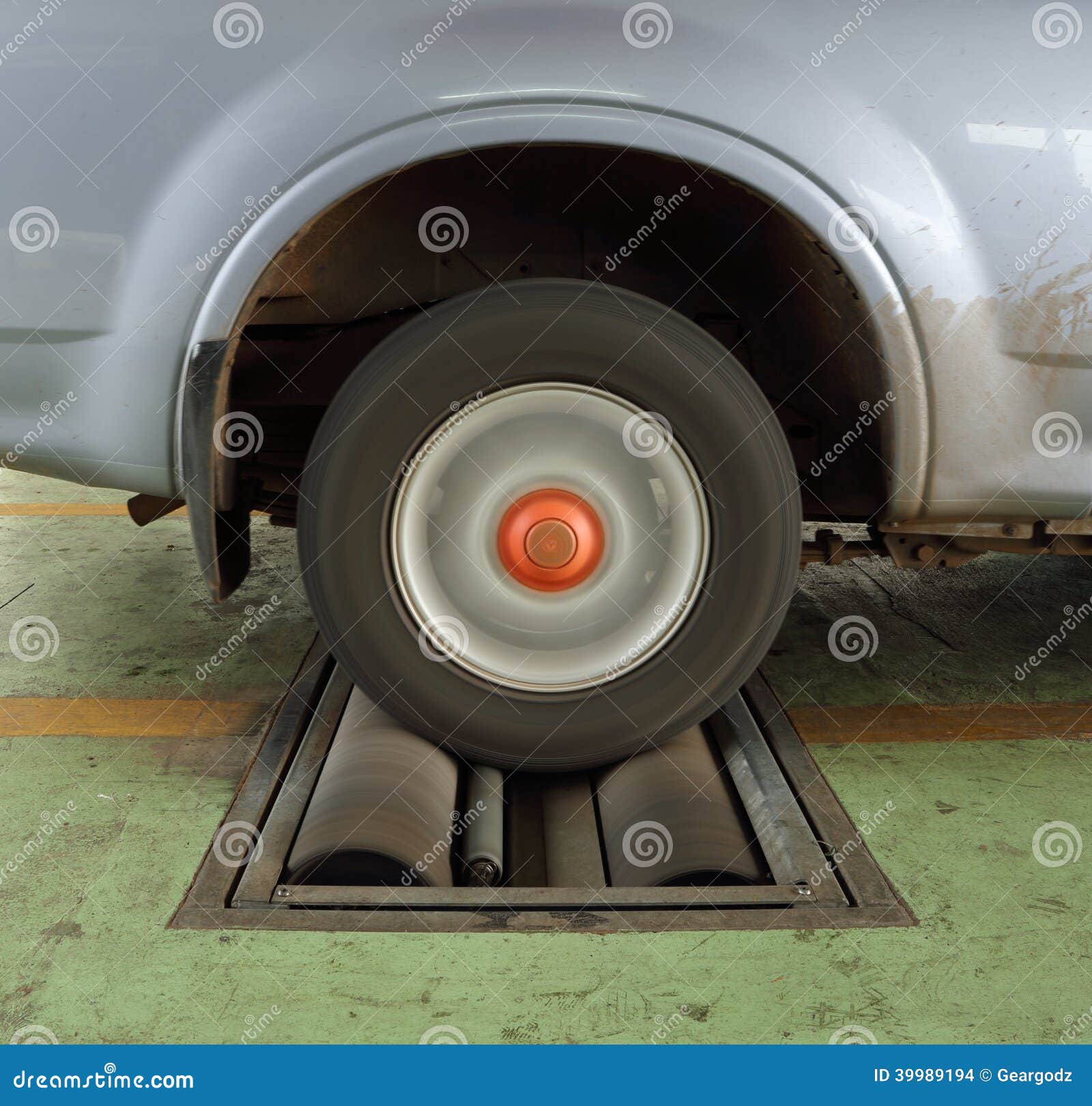 Car brake testing system stock photo. Image of maintenance - 39989194