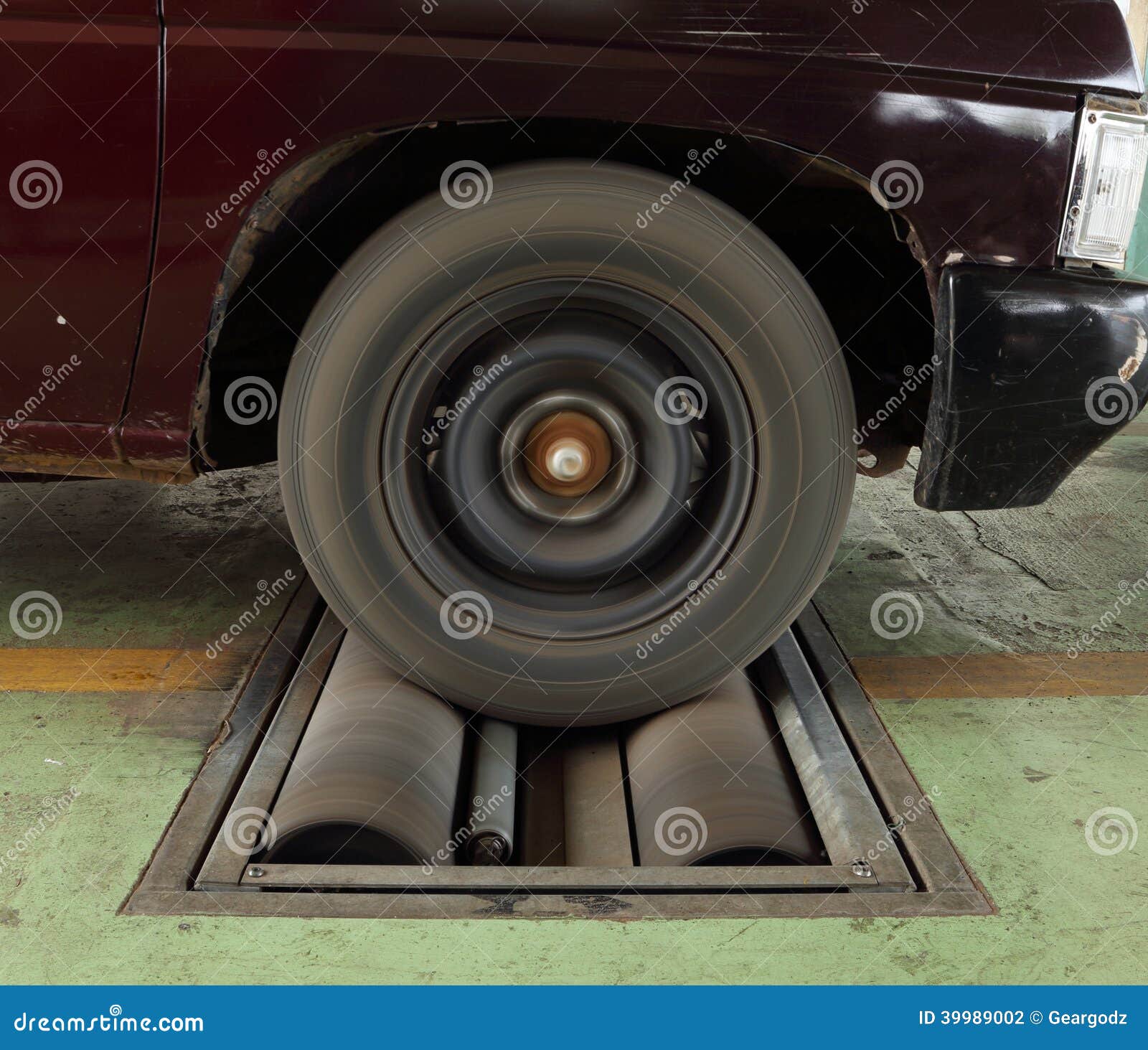 Car brake testing system stock photo. Image of motor - 39989002