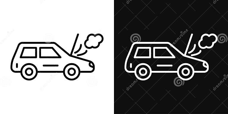 Car breakdown icon stock vector. Illustration of auto - 330451435