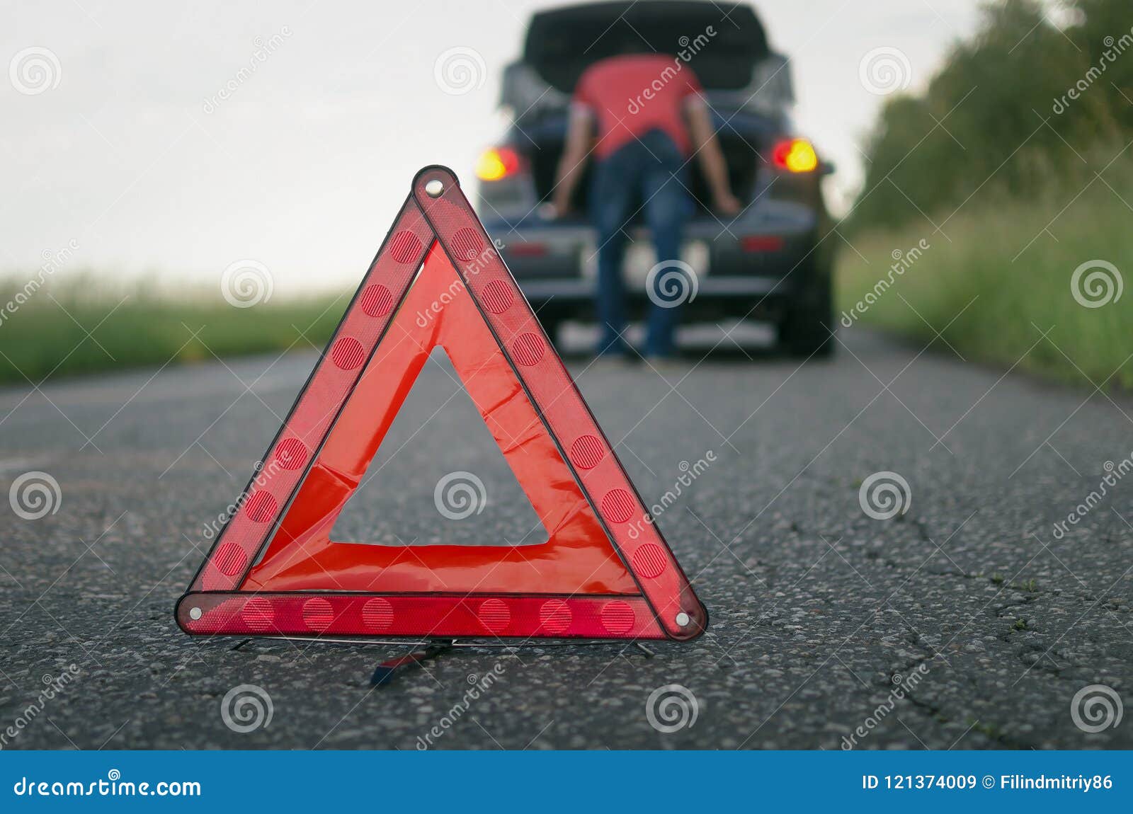 Broken car. stock image. Image of help, petrol, assistance - 121374009