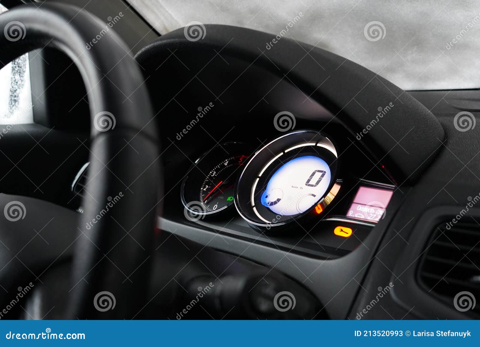 Car Breakdown Signal on Side Panel Stock Image - Image of burning, lock ...