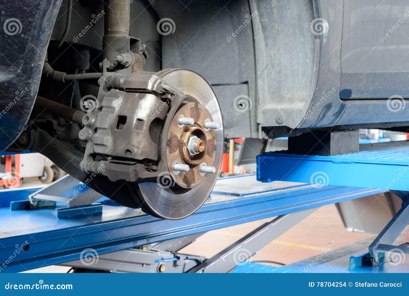 Car on a bridge stock photo. Image of rubber, brake, suspension - 78704254