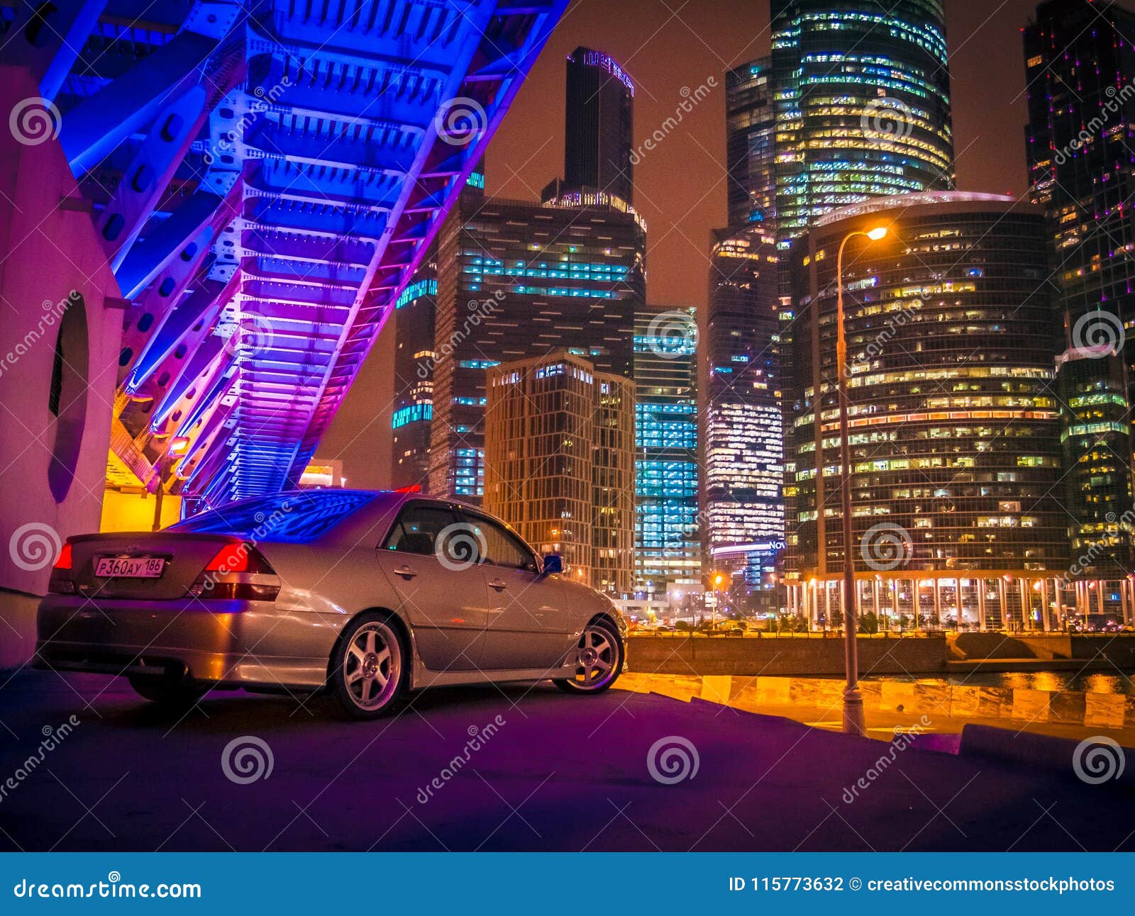 Car And Buildings Picture. Image: 115773632