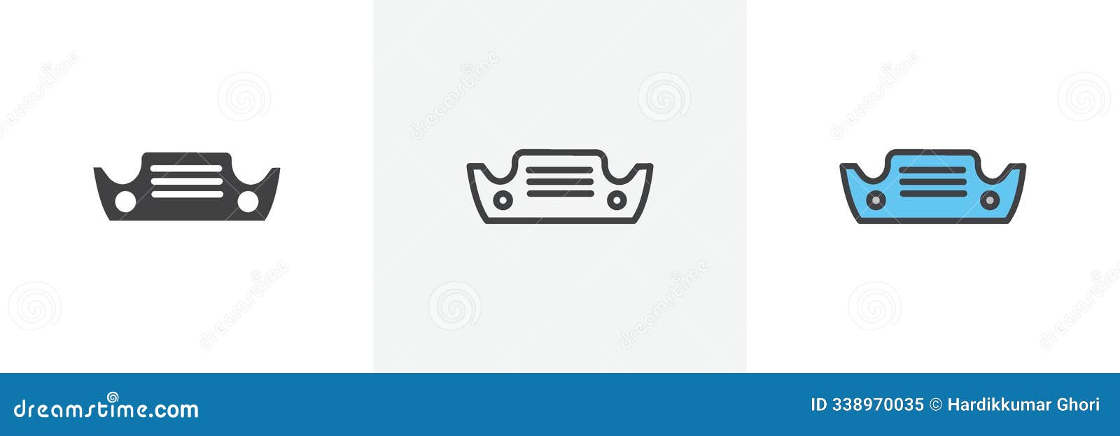 Car Bumper Icon. Trendy Car Bumper Logo Concept On White Background ...