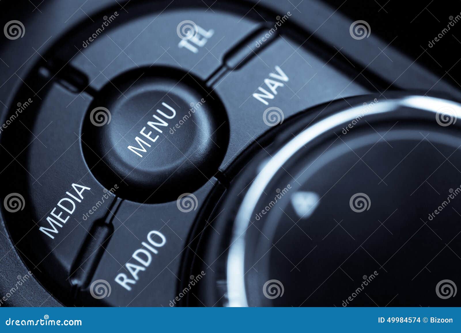 Car buttons detail stock photo. Image of audio, dial - 49984574