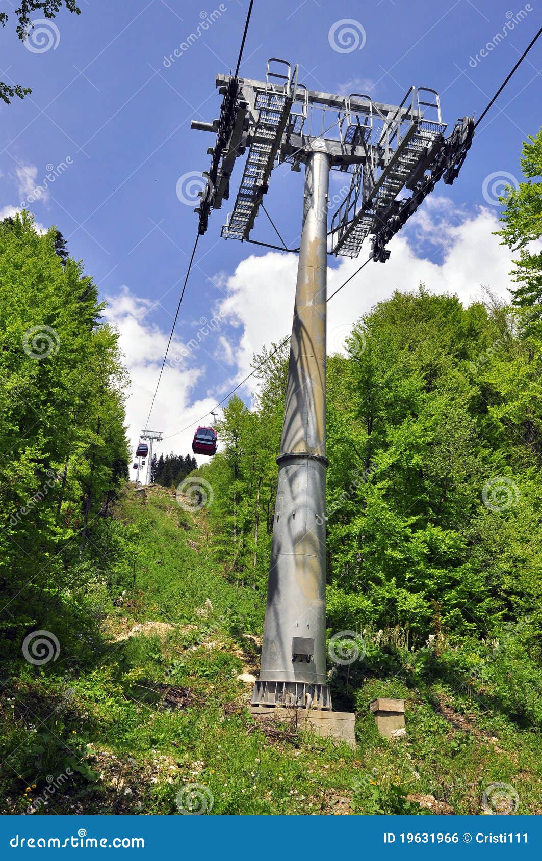 Cable Car Pillar Royalty-Free Stock Photo | CartoonDealer.com #7652763