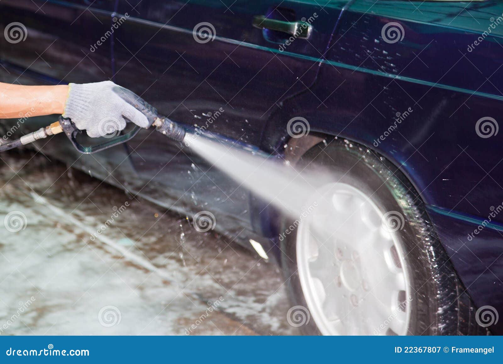 Car Care Work with Machine Cleaning Stock Image - Image of expert ...