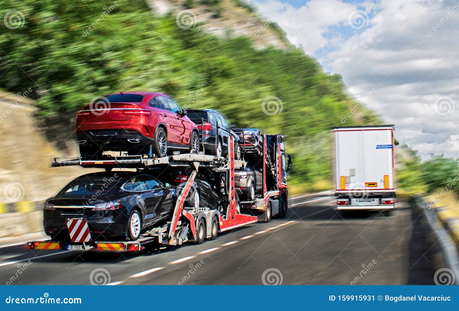 A Car Carrier Trailer, Known Variously As a Car-carrying Trailer, Car ... A Car Carrier Trailer, Known Variously As a Car-carrying Trailer, Car ...