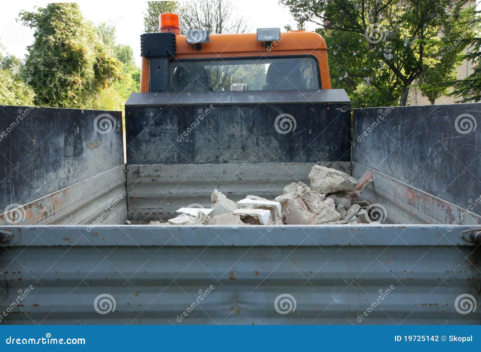 Car Carrying Material from Demolition Stock Photo - Image of demolish ...