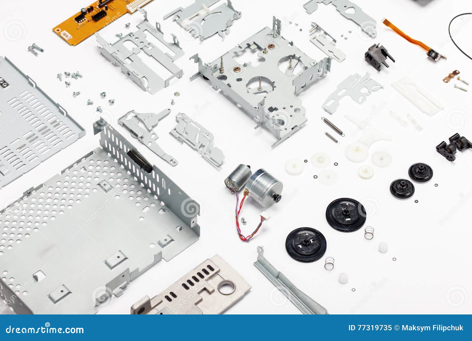 Car Cassette Player Parts Stock Image Image Of Aftermarket 77319735