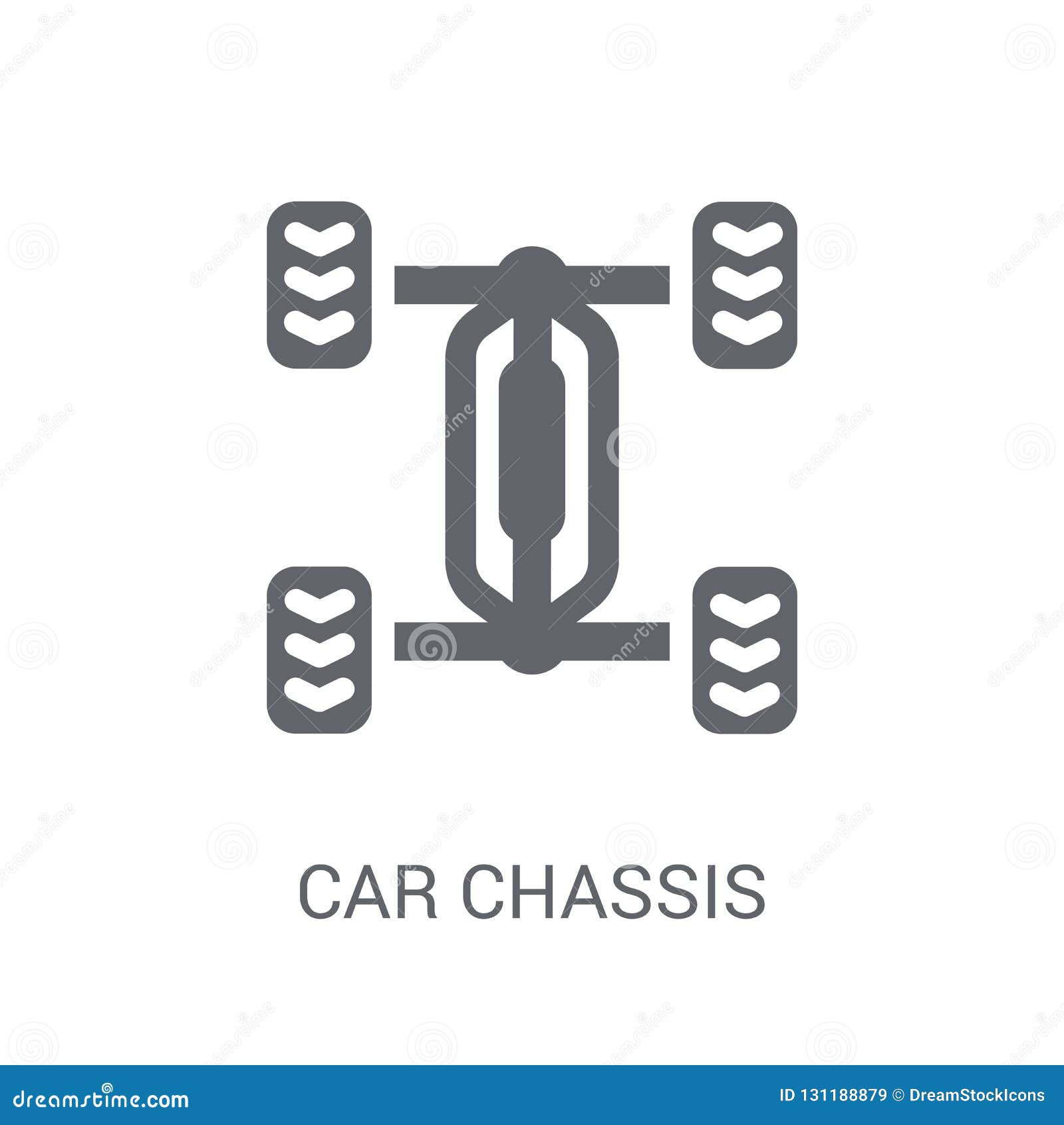 Car Chassis Icon Trendy Car Chassis Logo Concept On White Background From Car Parts Collection