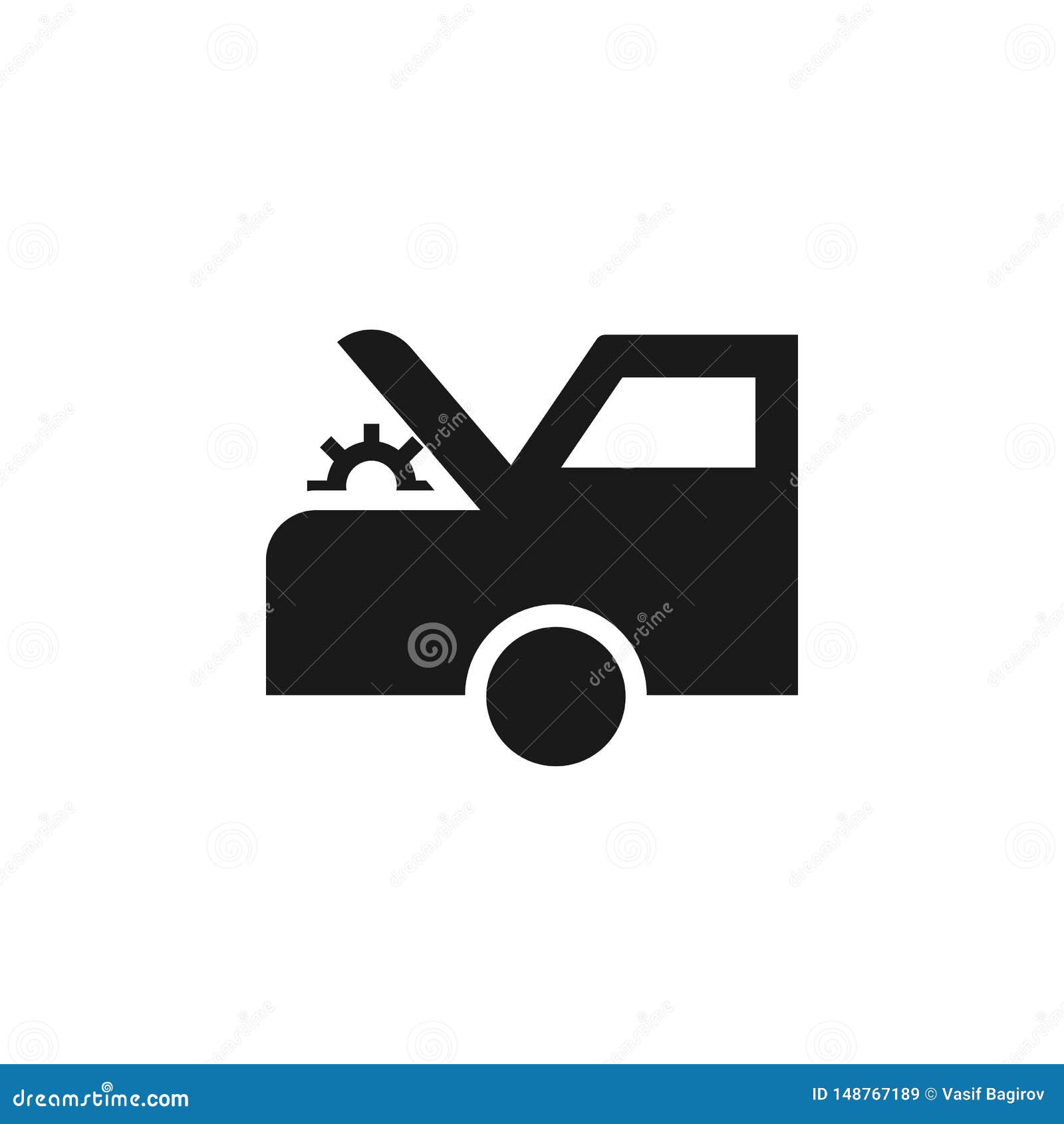 Car, Check, Service Icon - Vector. Insurance Concept Vector ...