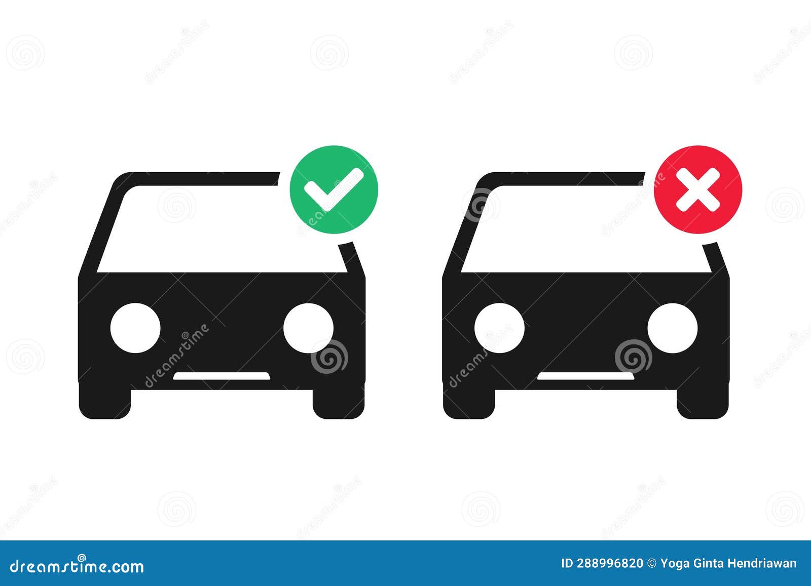 Car Checklist Icon. Illustration Vector Stock Illustration ...