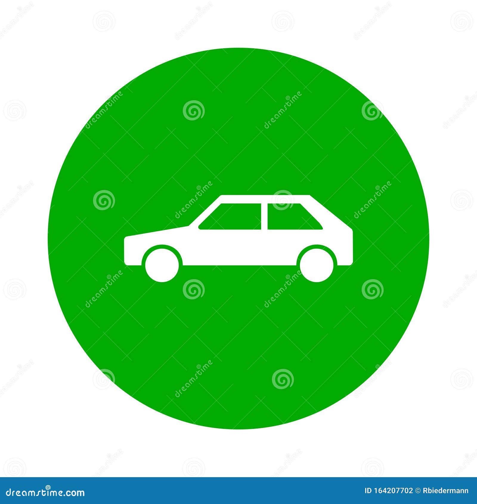 Car and circle stock vector. Illustration of symbol - 164207702