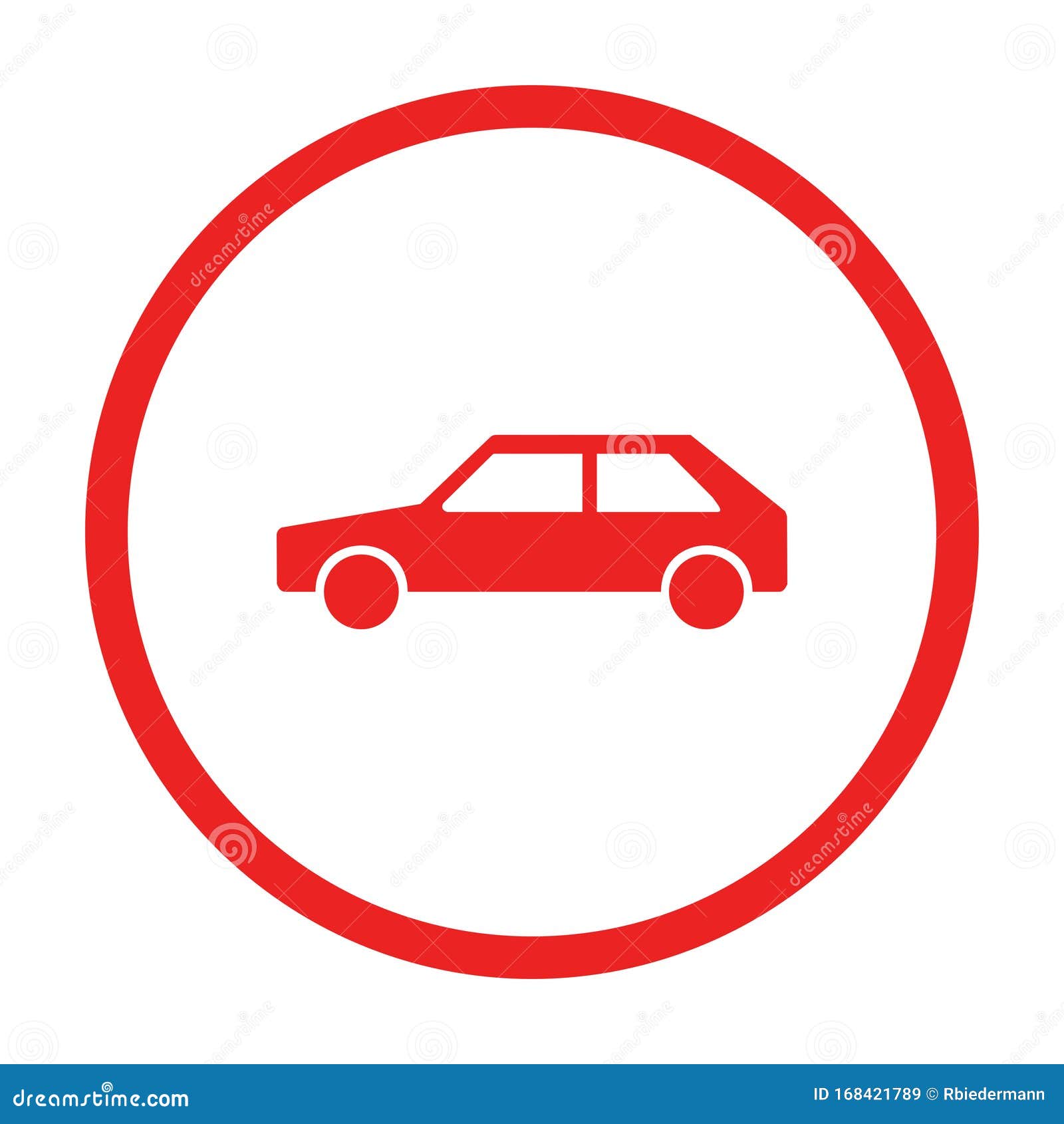 Car and circle stock vector. Illustration of symbol - 168421789