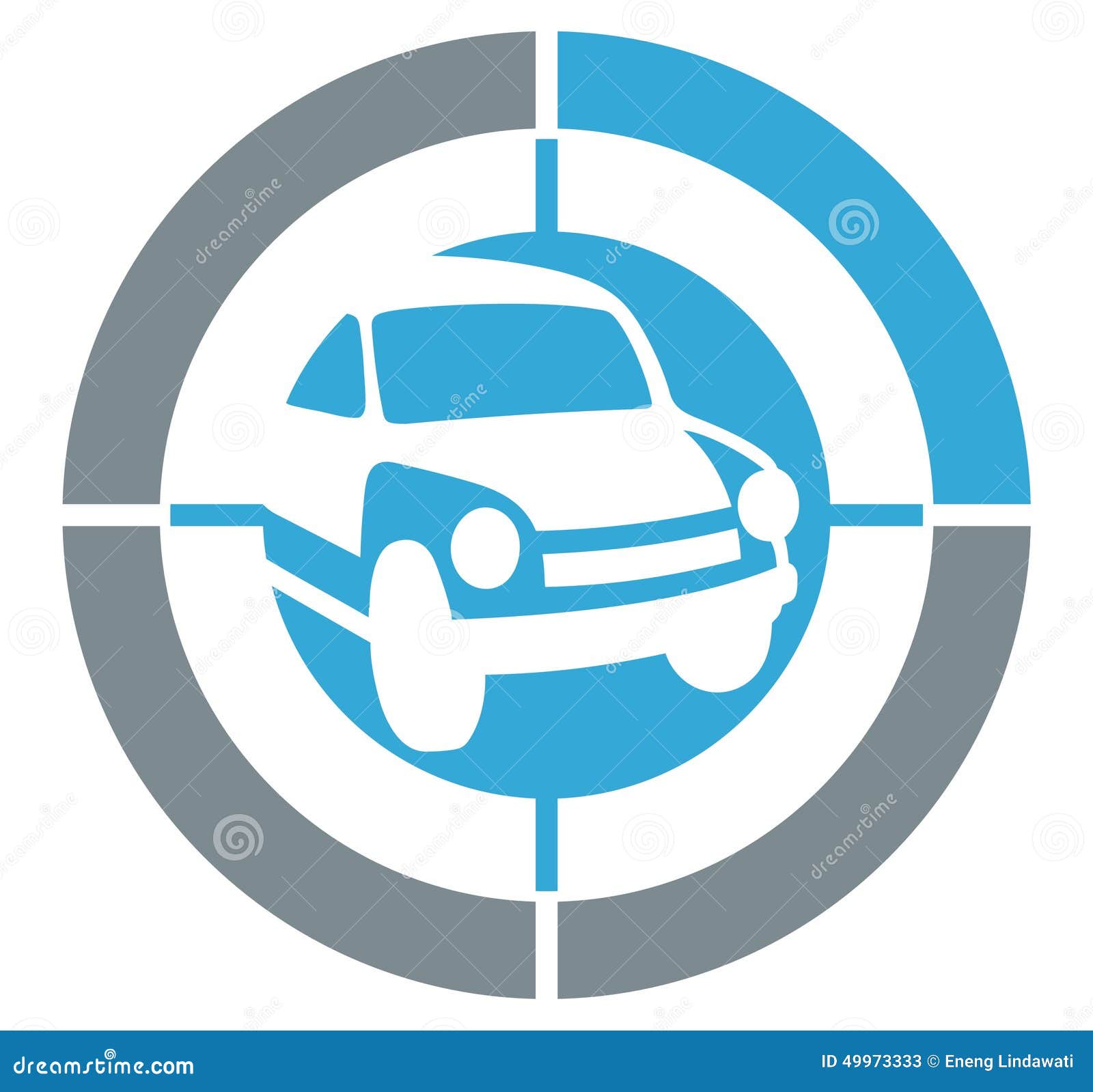 Car circle icon stock illustration. Illustration of abstract - 49973333