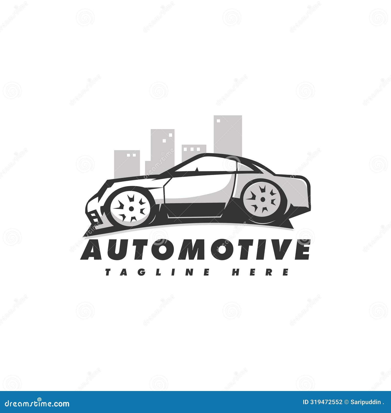 Car with city stock vector. Illustration of drive, taxi - 319472552
