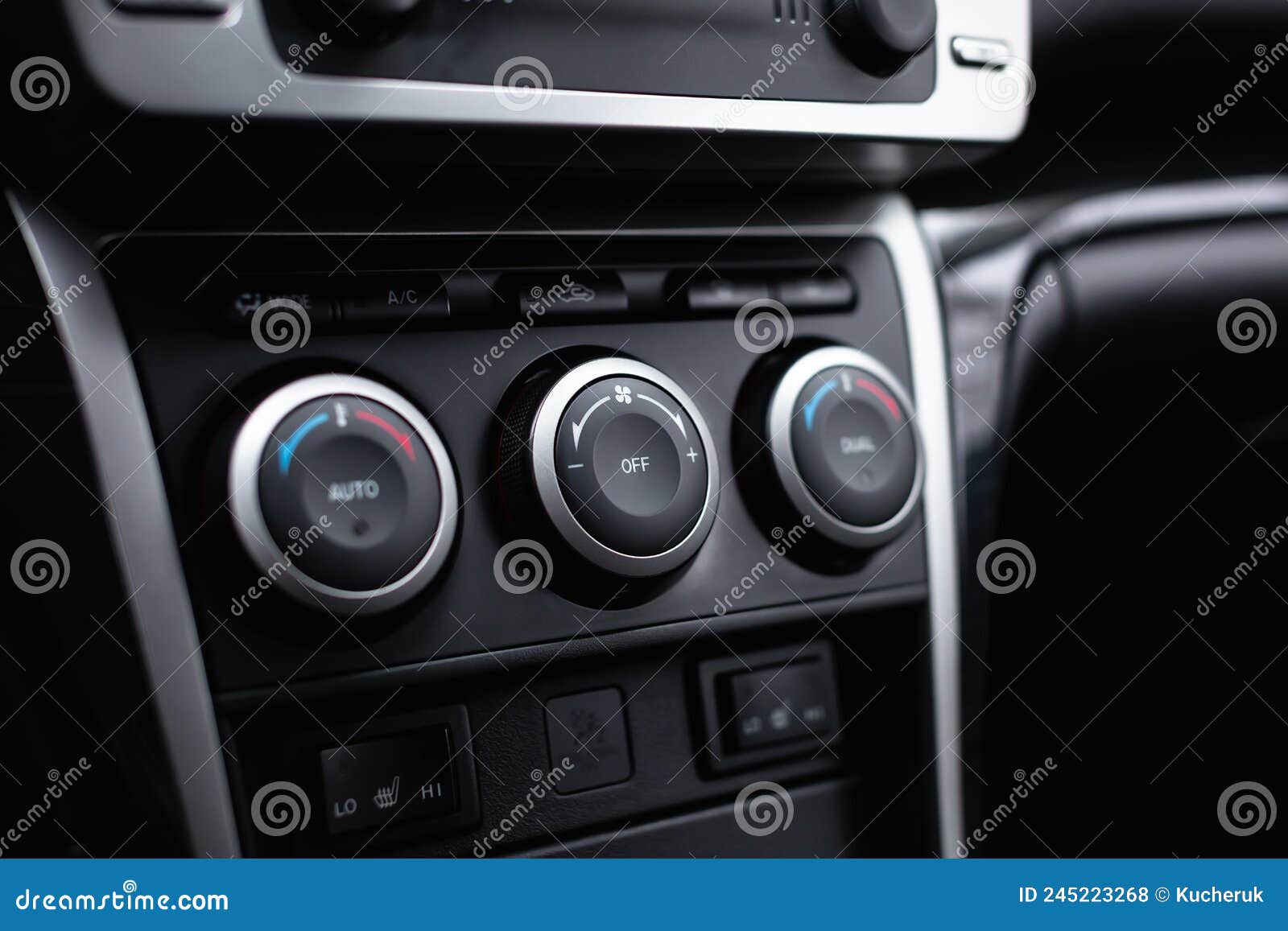 Car climate control panel stock photo. Image of icon - 245223268
