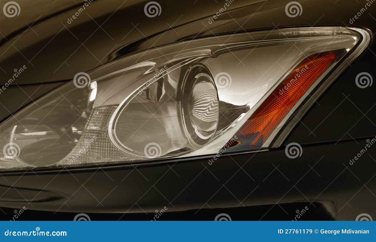 Car closeup stock image. Image of reflection, expensive - 27761179
