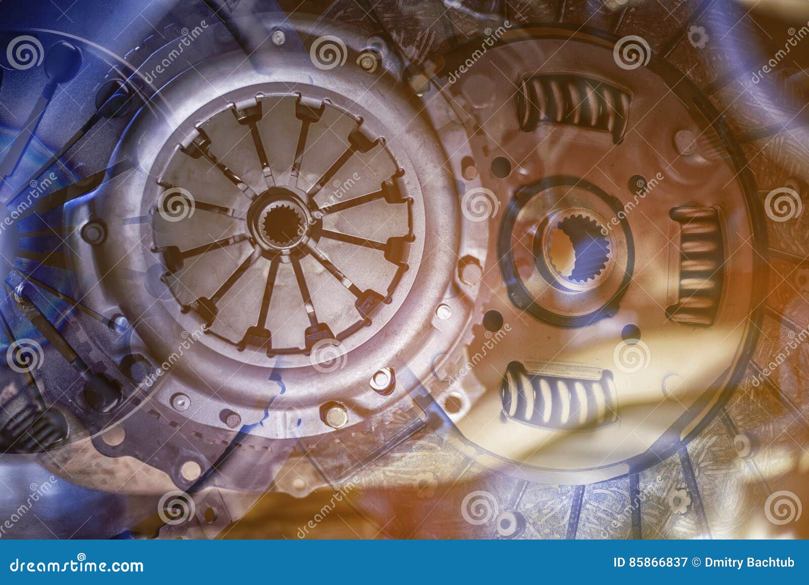 Flywheel Front View On White Background. Flywheel Damper For Automotive ...