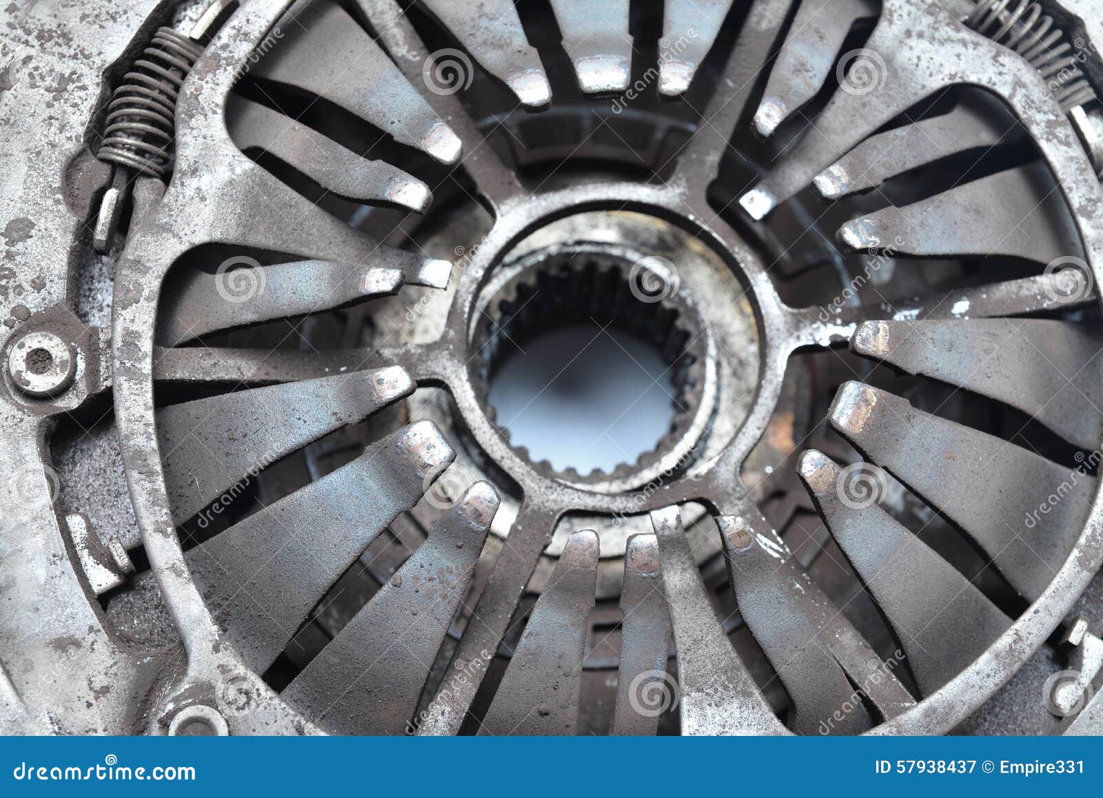 Car clutch kit stock image. Image of flywheel, metal - 57938437