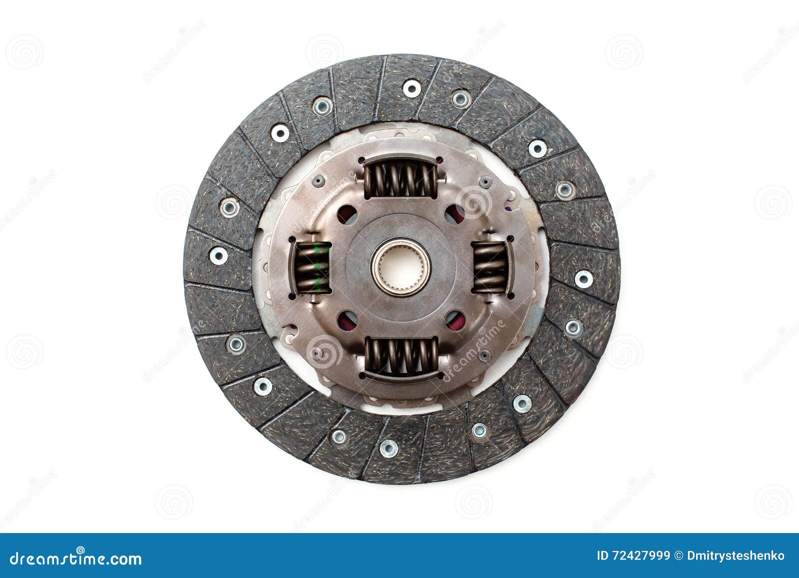 Car Clutch on White Background Stock Image - Image of disk, mechanical ...