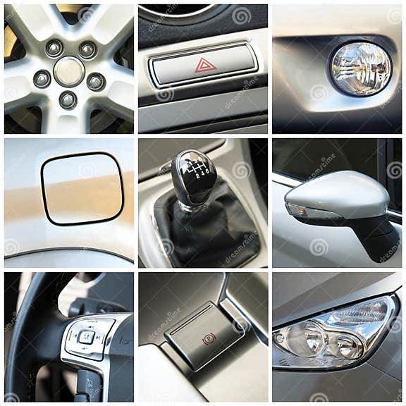 Car collage stock image. Image of model, cars, geometry - 15910475