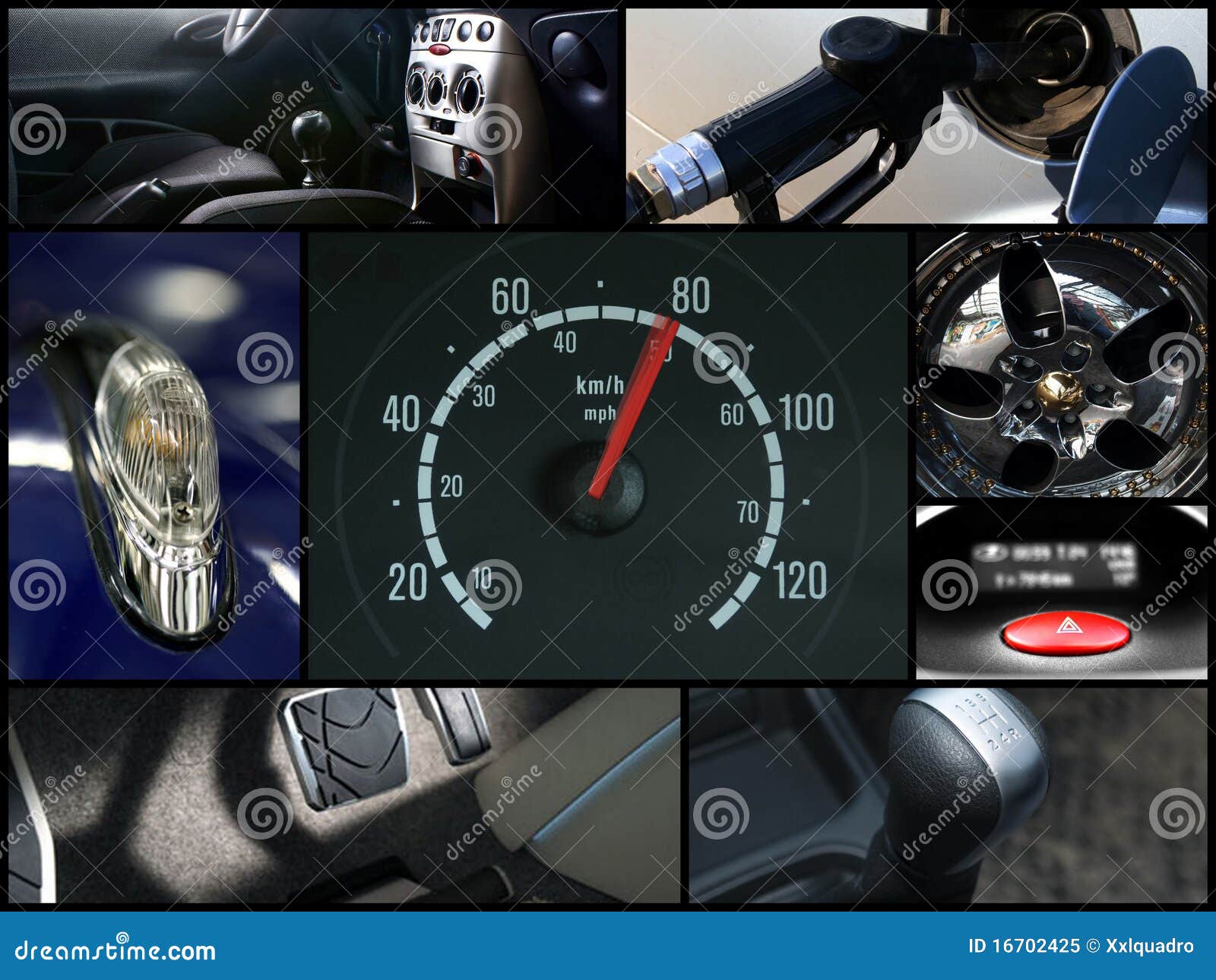 Car collage stock image. Image of model, style, stylish - 16702425