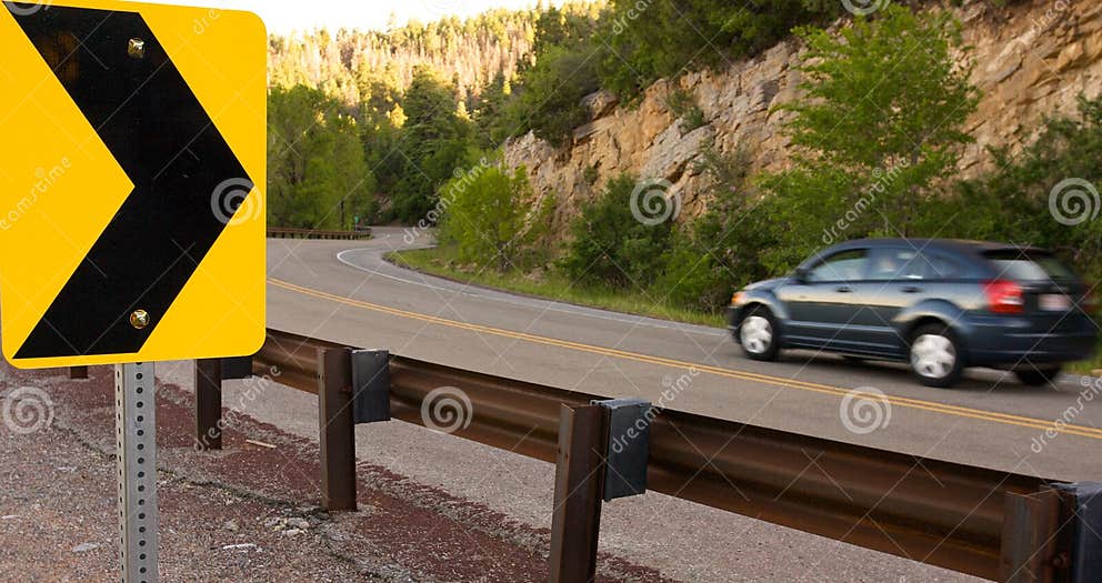 Car coming up on a curve stock image. Image of race, abstract - 6274023