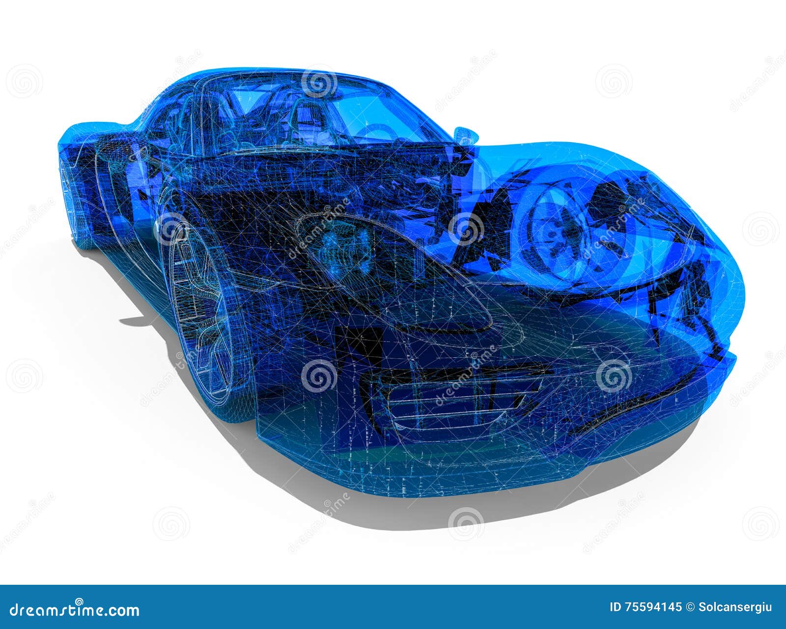 Car Computer Aided Design Stock Image | CartoonDealer.com #75594145