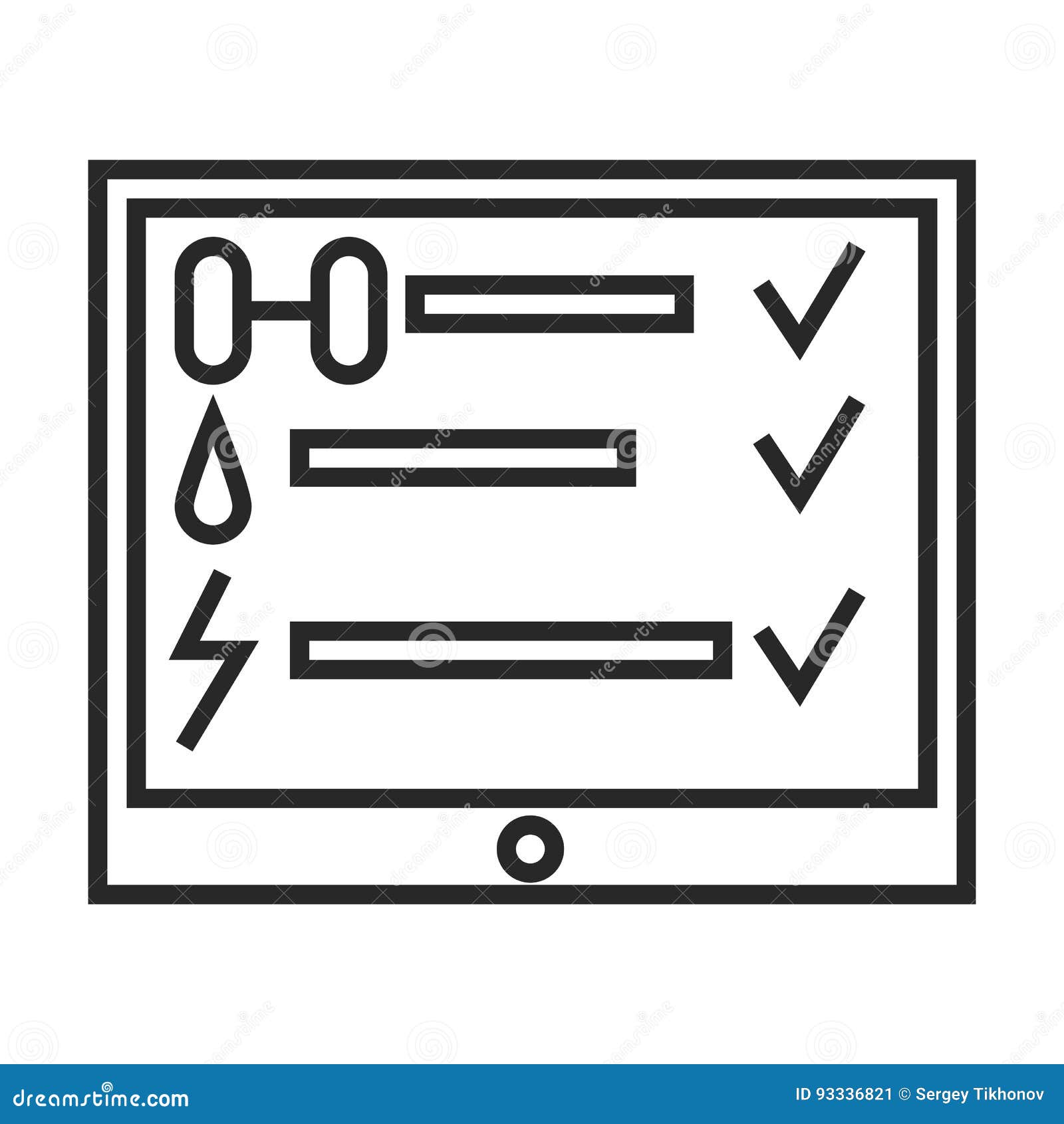 Car Computer Diagnostics Icon Stock Illustration - Illustration of ...
