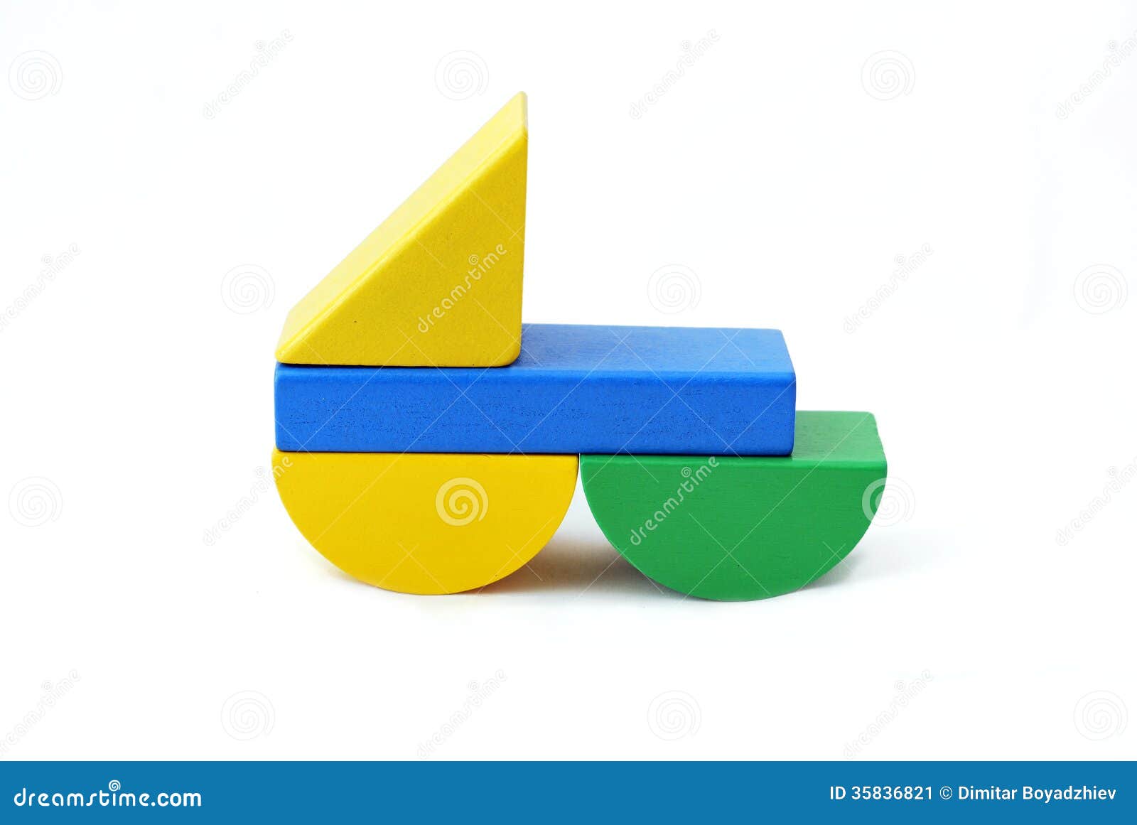 Car Concept Made of Wooden Blocks Stock Image - Image of design ...