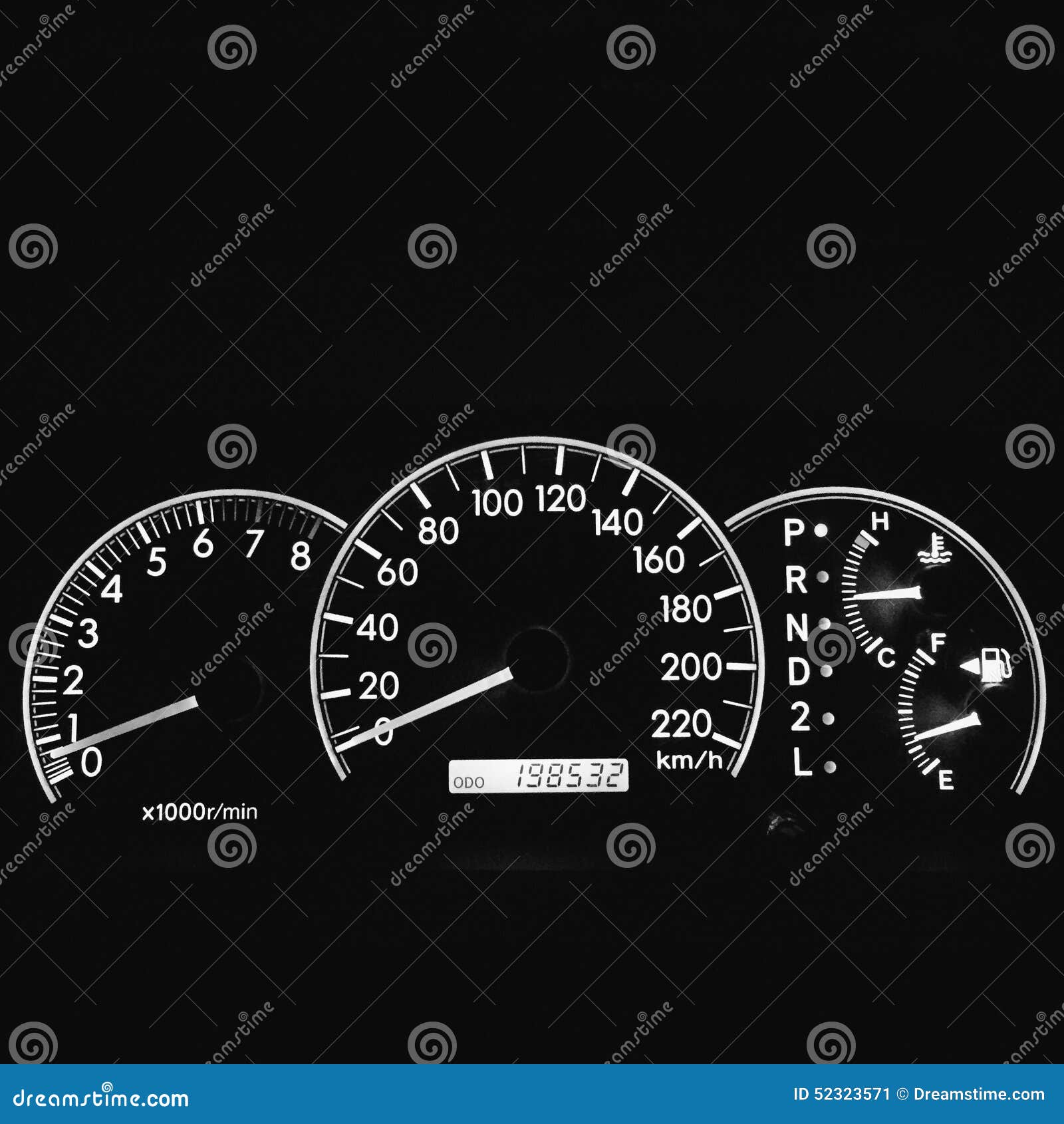 Car consoles gauge stock image. Image of consoles, front - 52323571