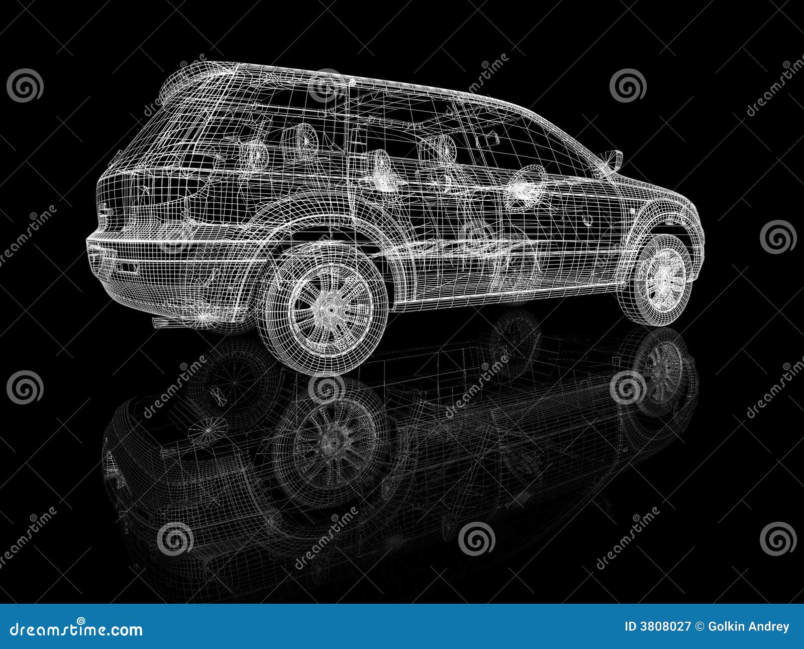 Car construction stock illustration. Illustration of mesh - 3808027