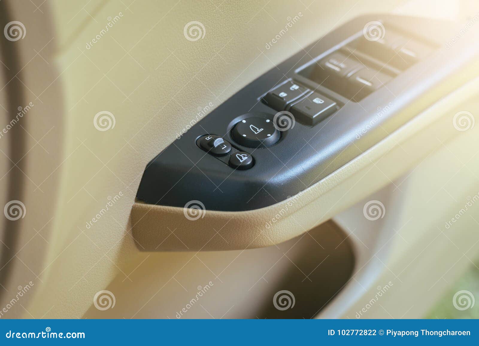 Car Control Panel of Auto Button Glass,lock Door and Controlling Window ...