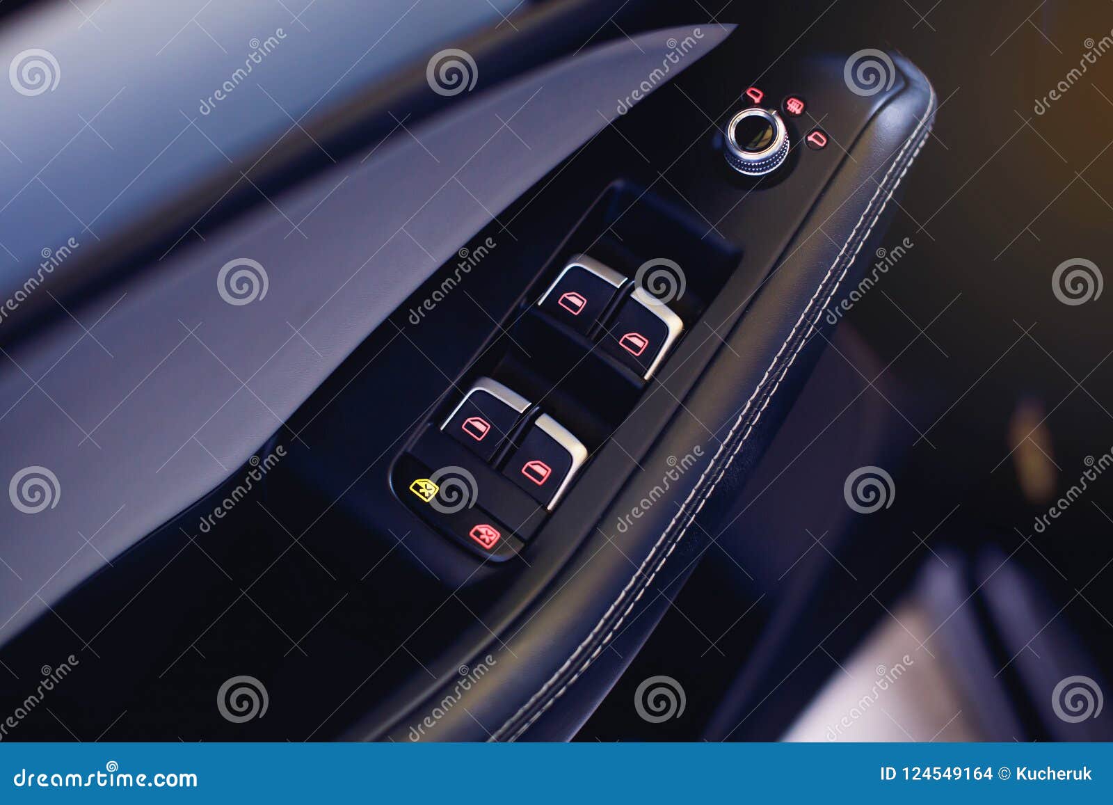 Car Control Panel of Auto Button Glass,lock Door and Controlling Window ...