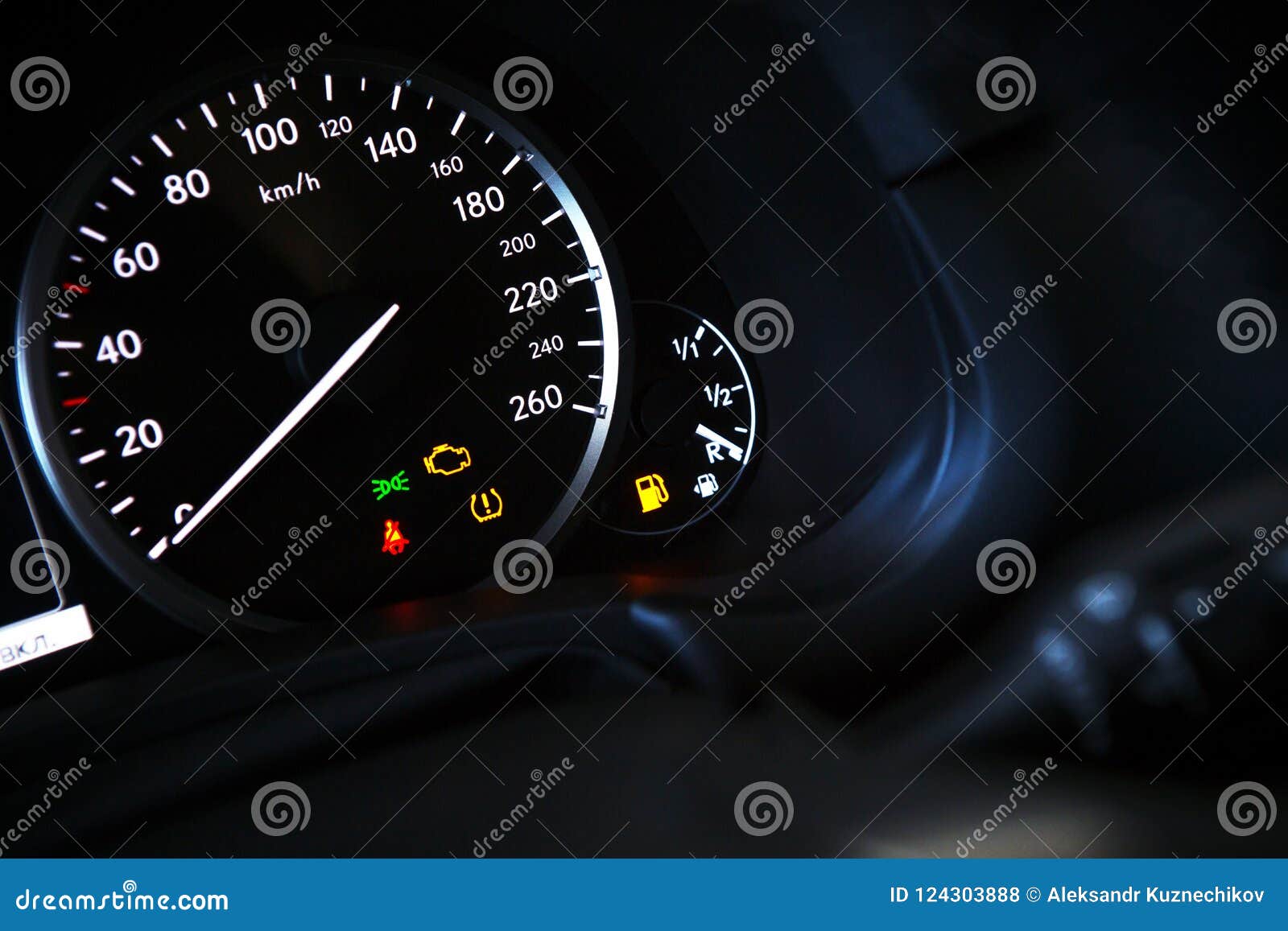 Car Control Panel Close Up, Dashboard Stock Photo - Image of digital ...