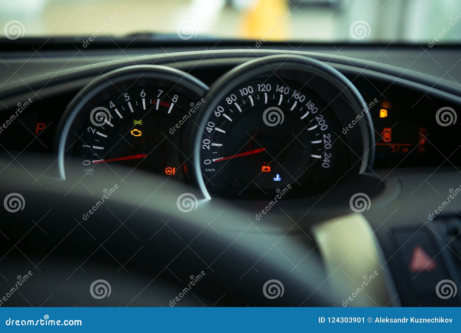 Car Control Panel Close Up, Dashboard Stock Image - Image of interior ...