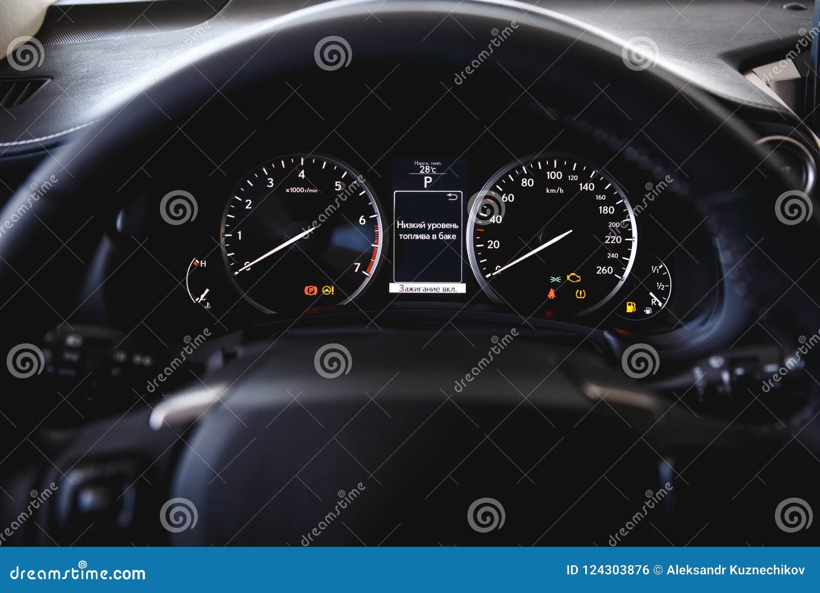 Car Control Panel Close Up, Dashboard Stock Photo - Image of closeup ...